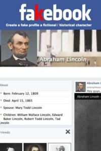 ‘Fakebook’: la red social de los personajes históricos