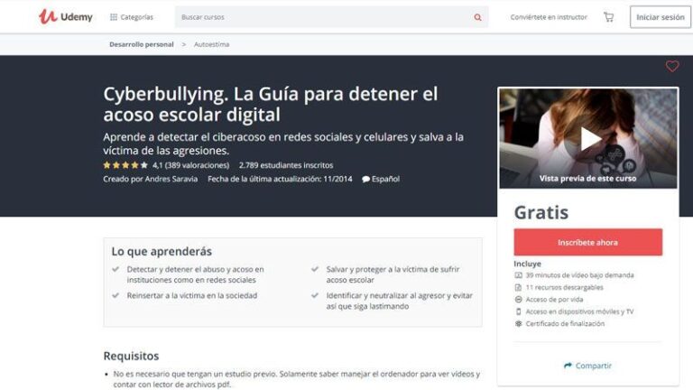 Cursos sobre acoso escolar | EDUCACIÓN 3.0