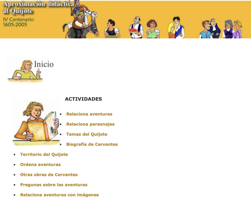 Recursos para acercar El Quijote a los alumnos