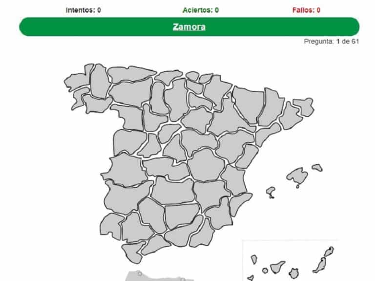 Provincias de España: 18 juegos interactivos para aprenderlas